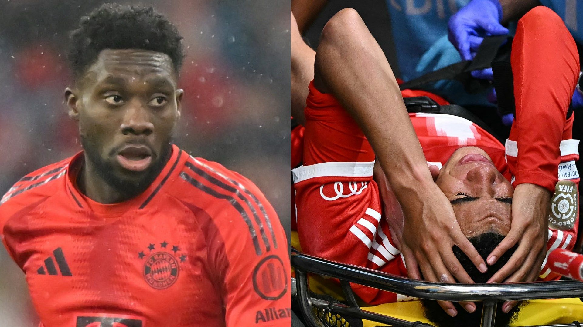 VIDEO: Alphonso Davies left with head in hands after watching Bayern Munich team-mate Jamal ...